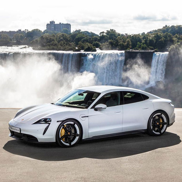 The New Porsche Taycan All-Electric Challenges Tesla – SURFACE